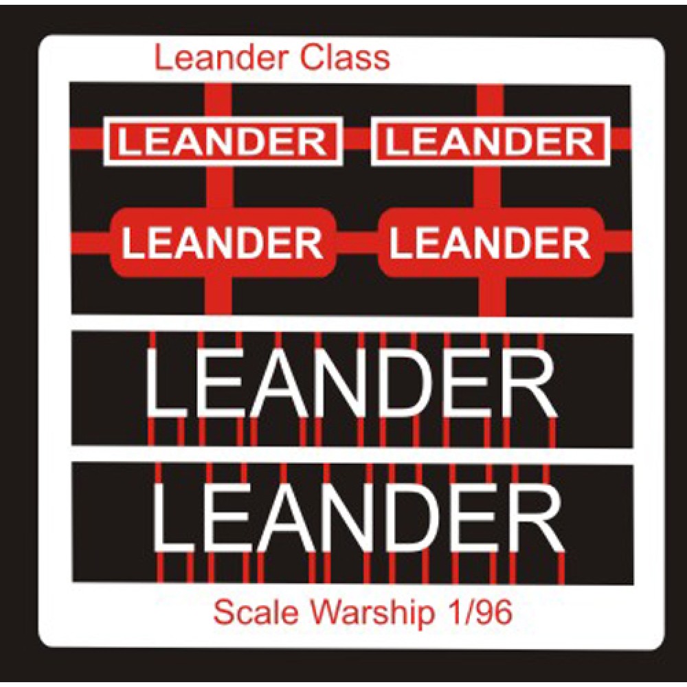 Leander Class Name Plate 96th- Leander
