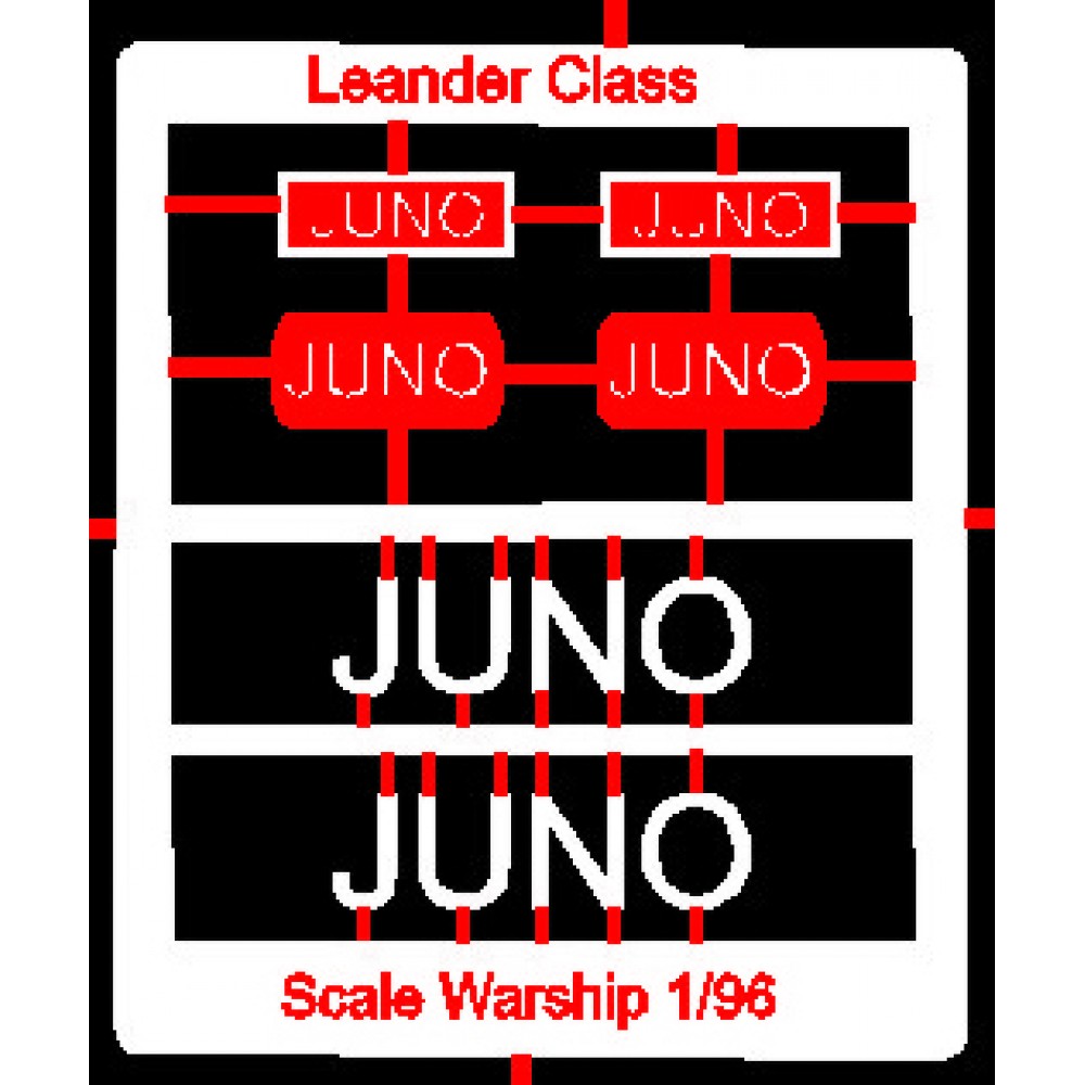 Leander Class Name Plate 96th- Juno