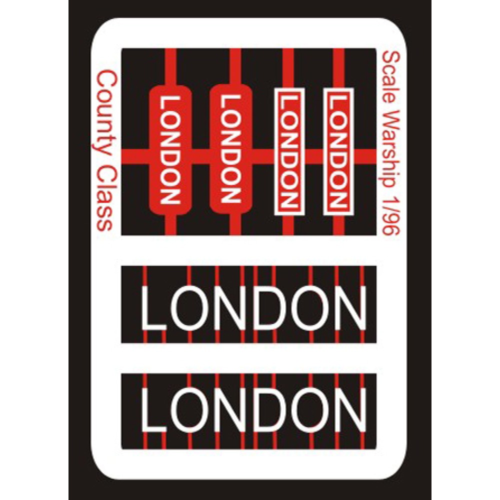 County Class Name Plate 96th- London
