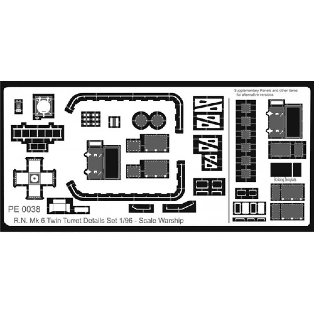 Mk6 4.5 inch Gun Turret Detail Set 96th
