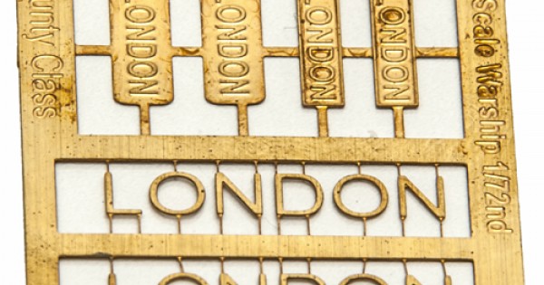 County Class Name Plate 72nd- London