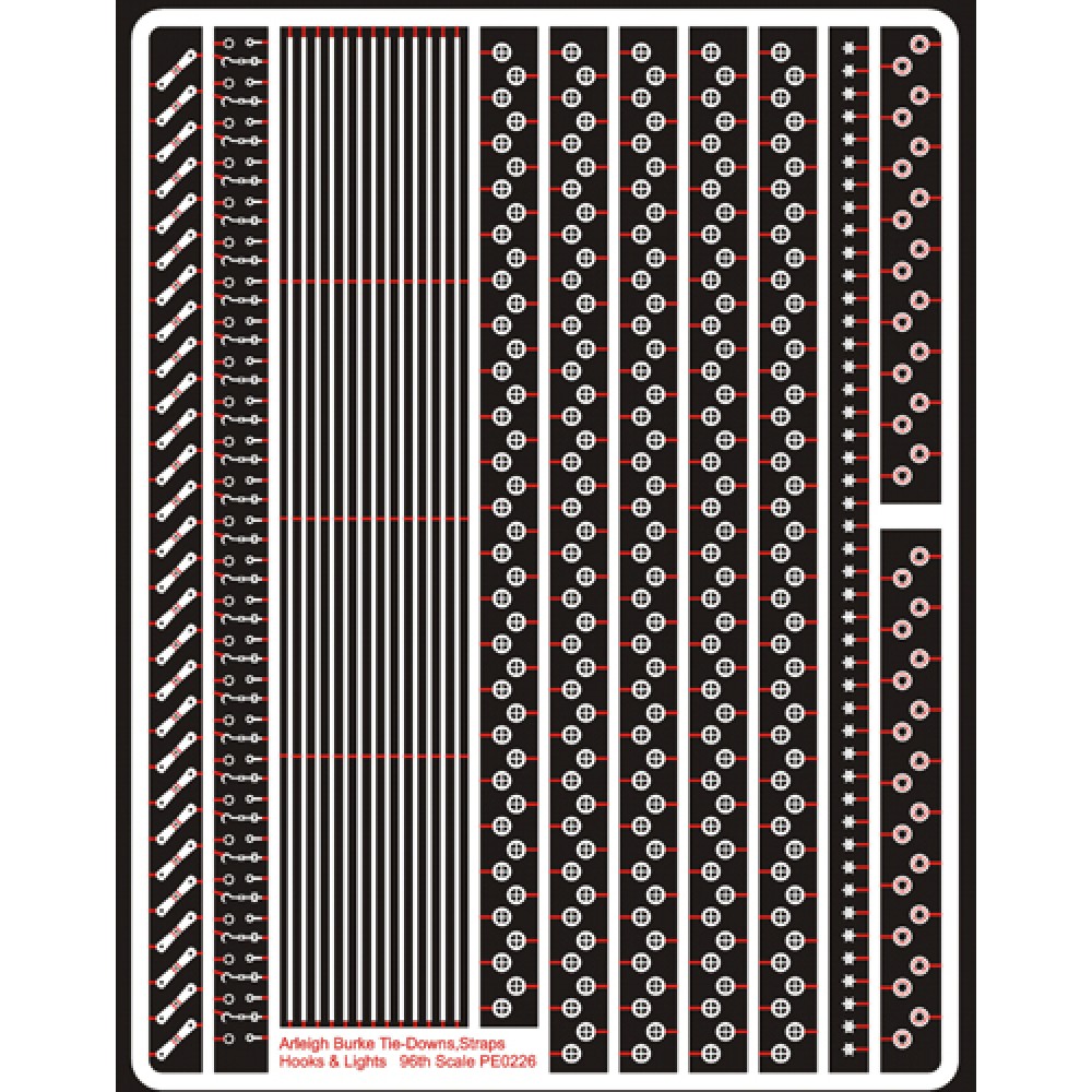 Arleigh Burke Helideck Tie-downs, Hooks and Strap