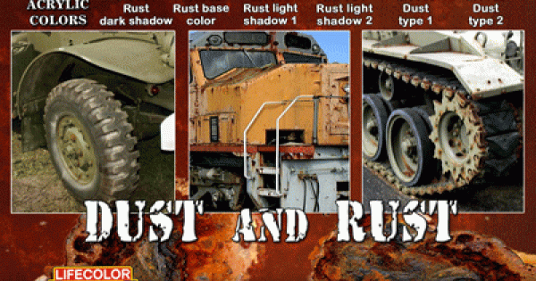 LifeColor Dust And Rust Set (22ml x 6)